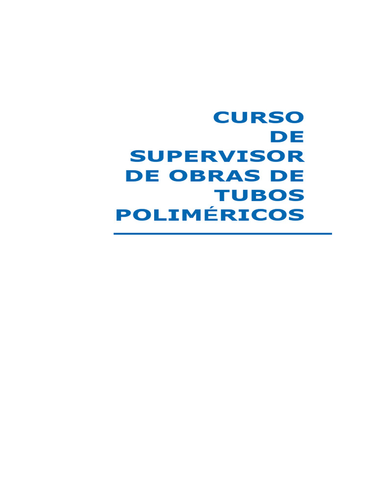 Apostila Curso de Supervisor de Obras de Tubos Poliméricos | PDF | Desperdício | Ambiente natural