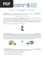 Test de Evaluare Intial Clasa A 5 A Matematica | PDF