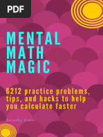 Amazing Math Tricks Collection | PDF | Multiplication | Elementary ...