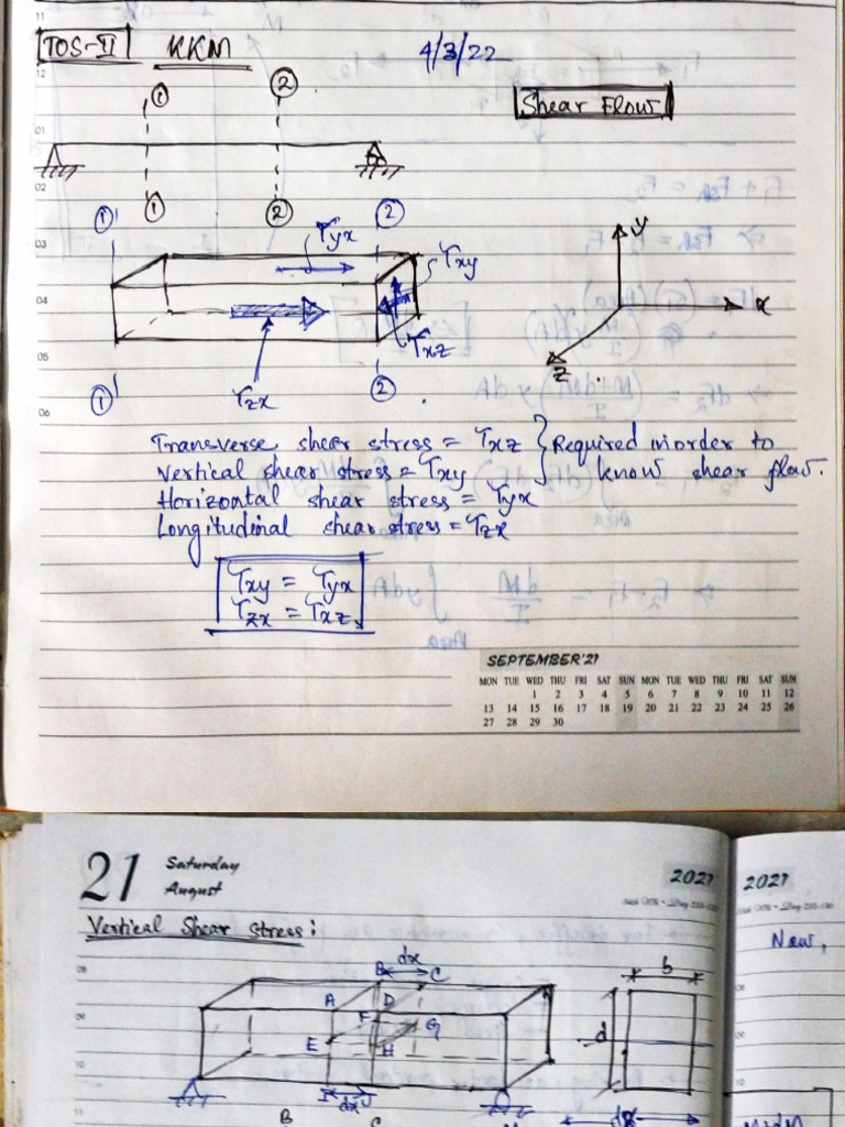Shear - Flow - Civil Engineering | PDF