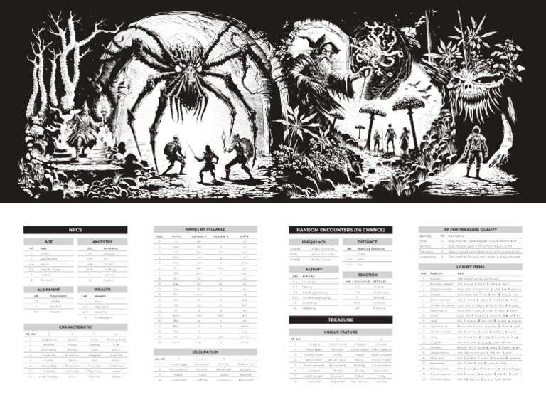 Shadowdark RPG Game Master Screen - V1 | PDF