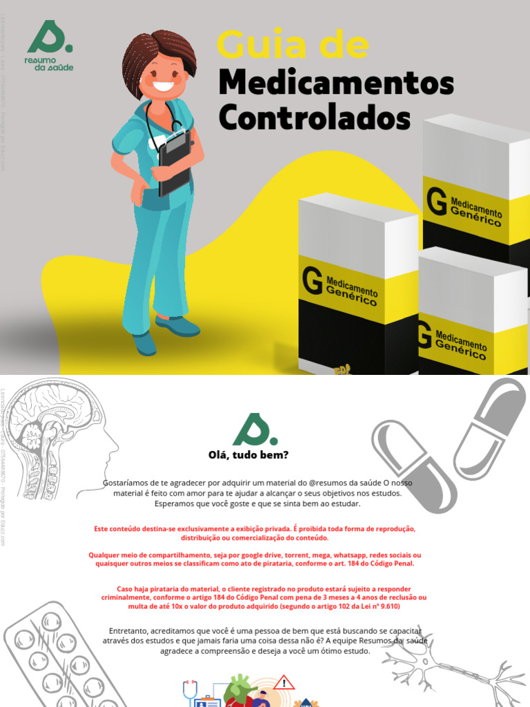 Guia de Medicamentos Controlados | PDF | Terapia | Tratamentos médicos