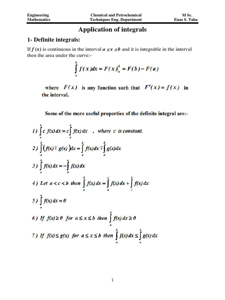 Application of Integrals - PDF 3 | PDF