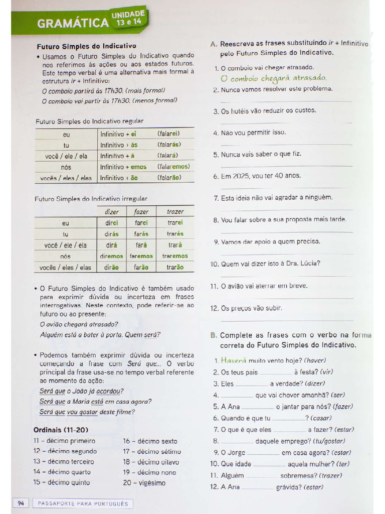 Futuro Indicativo Pdf