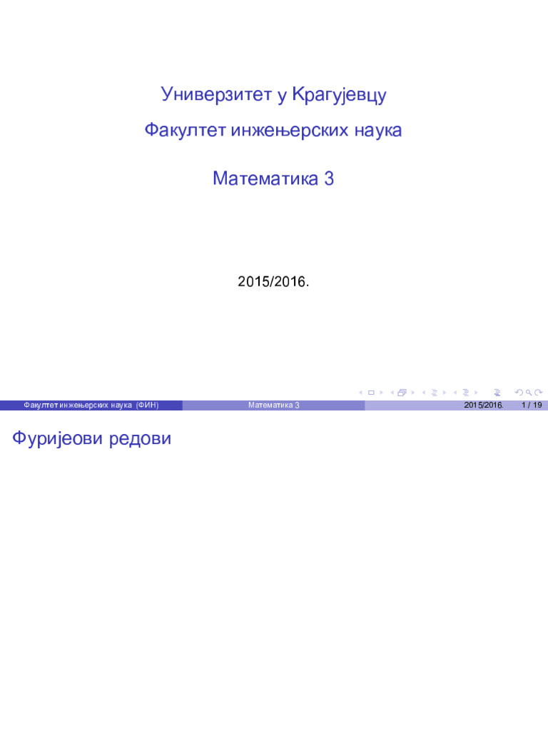 Mat3 Peta Nedelja | PDF