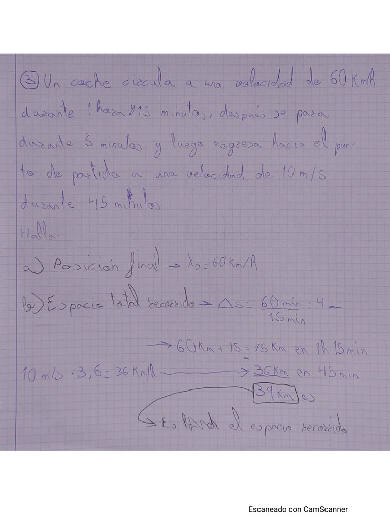 Cinemática Fyq | PDF