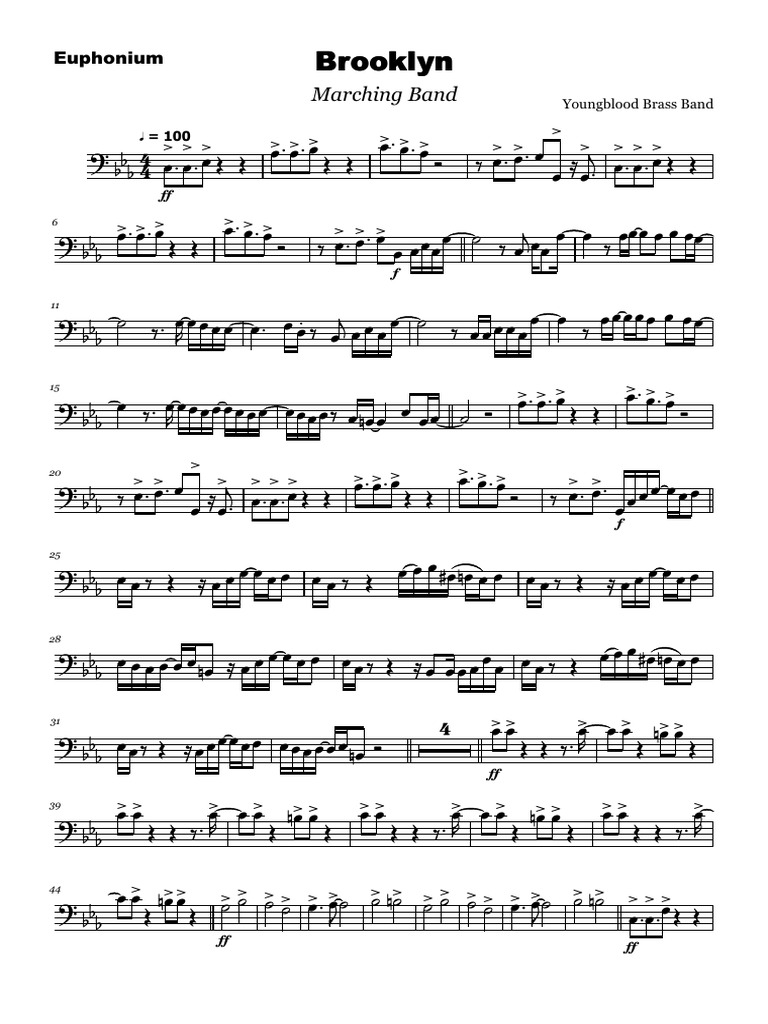 Brooklyn Euphonium | PDF