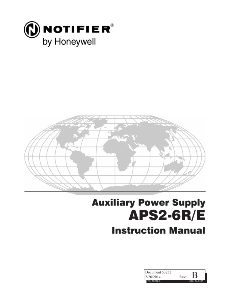 Auxiliary Power Supply APS2-6R-E Instruction Manual | PDF | Alternating ...
