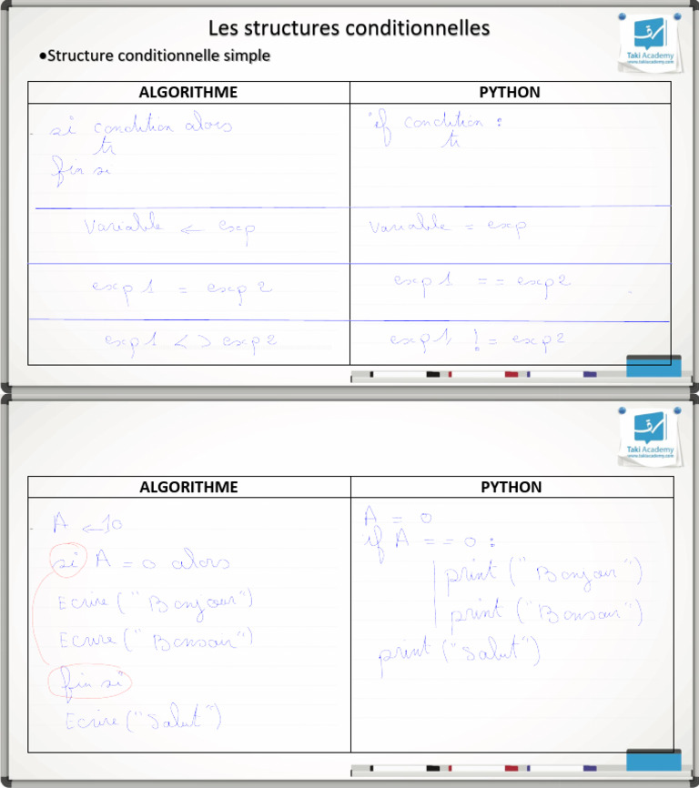 Structure Conditionnelle (Simple) | PDF