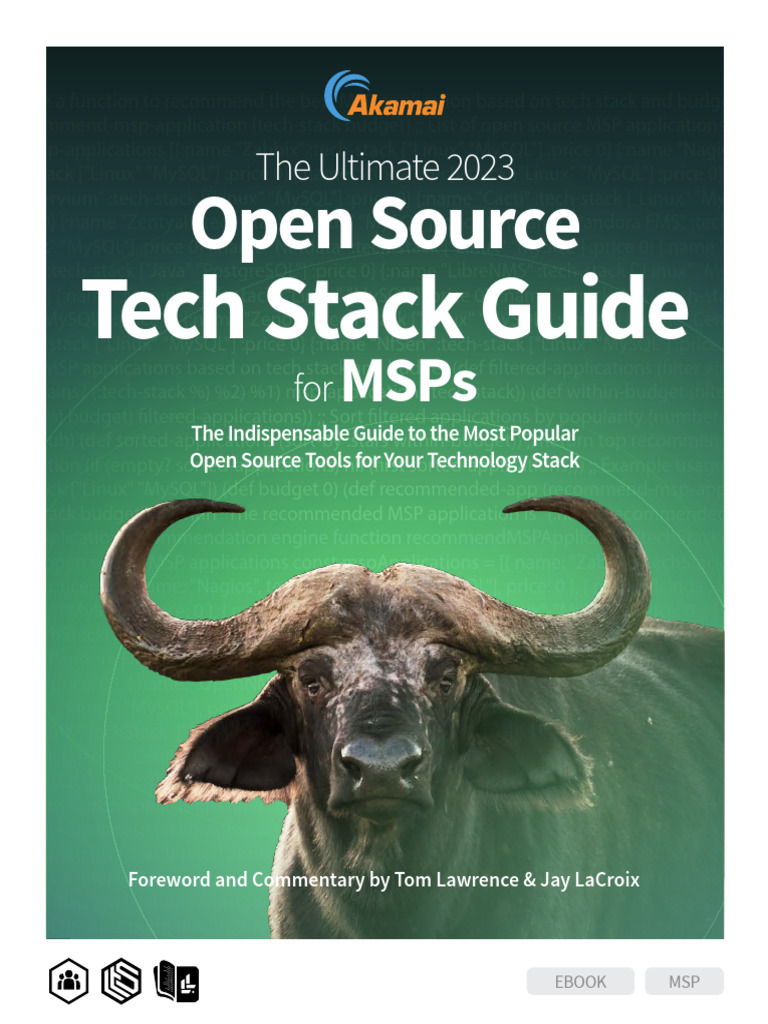 2023 Open Source Tech Stack Guide For Msps | PDF | Backup | Software As ...