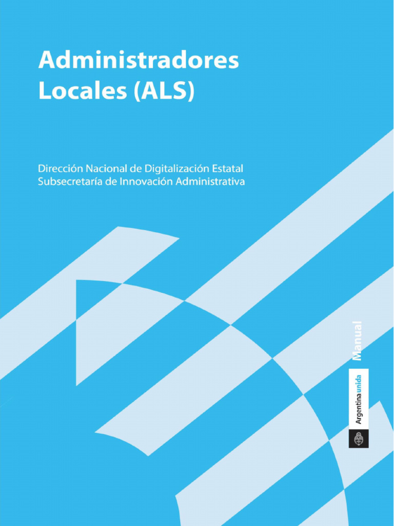 Manual Administradores Locales Als 01.06.23 V 2.0 | PDF | Contraseña ...