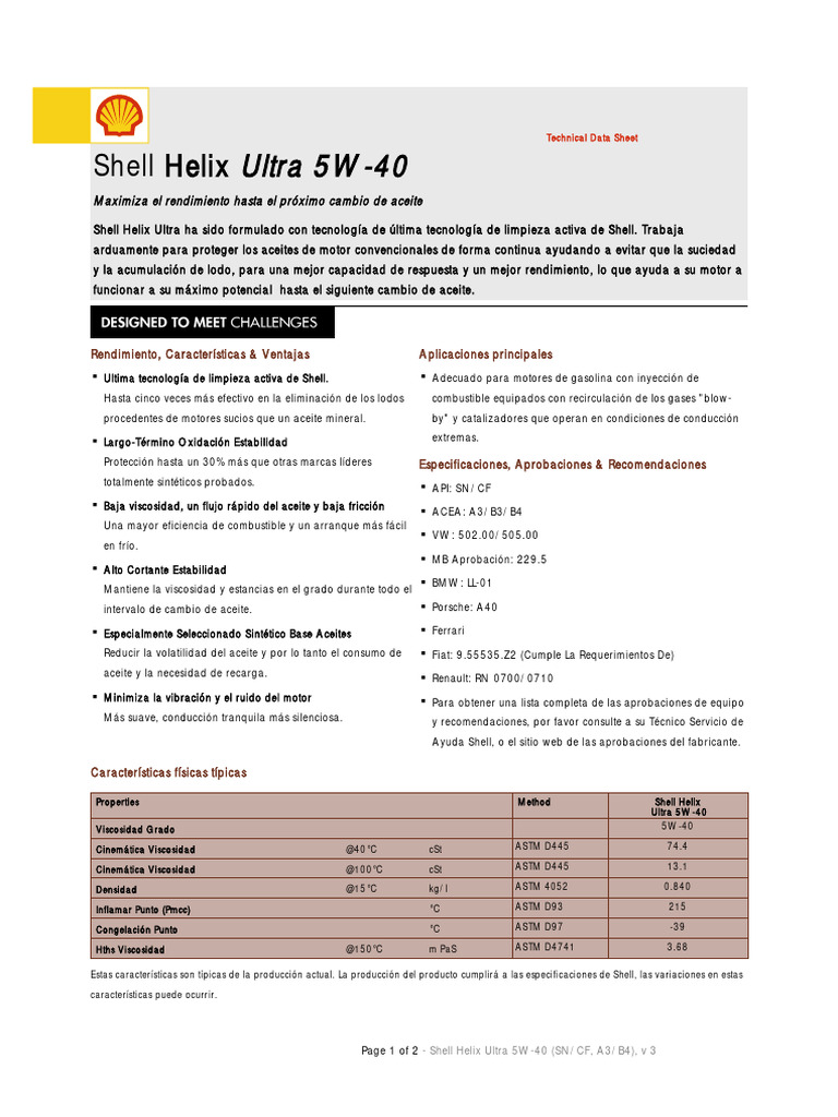 Helix-Ultra-5W40_unlocked | PDF