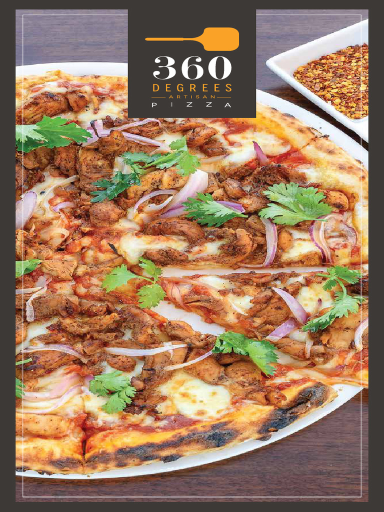 360 Degrees Menu | Download Free PDF | Salad | Pizza