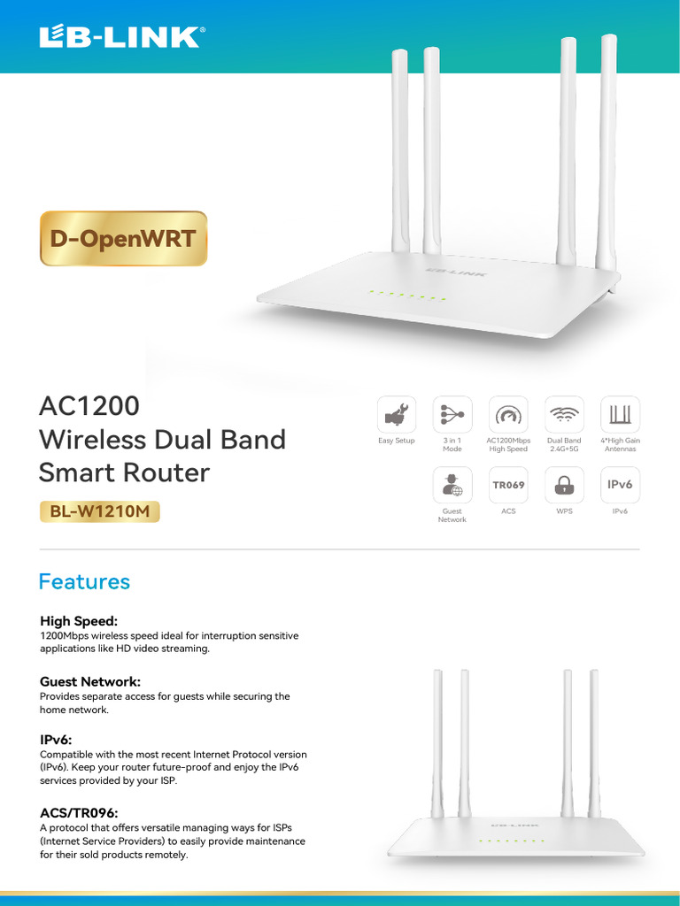BL-W1210M V2.0 - Datasheet | PDF
