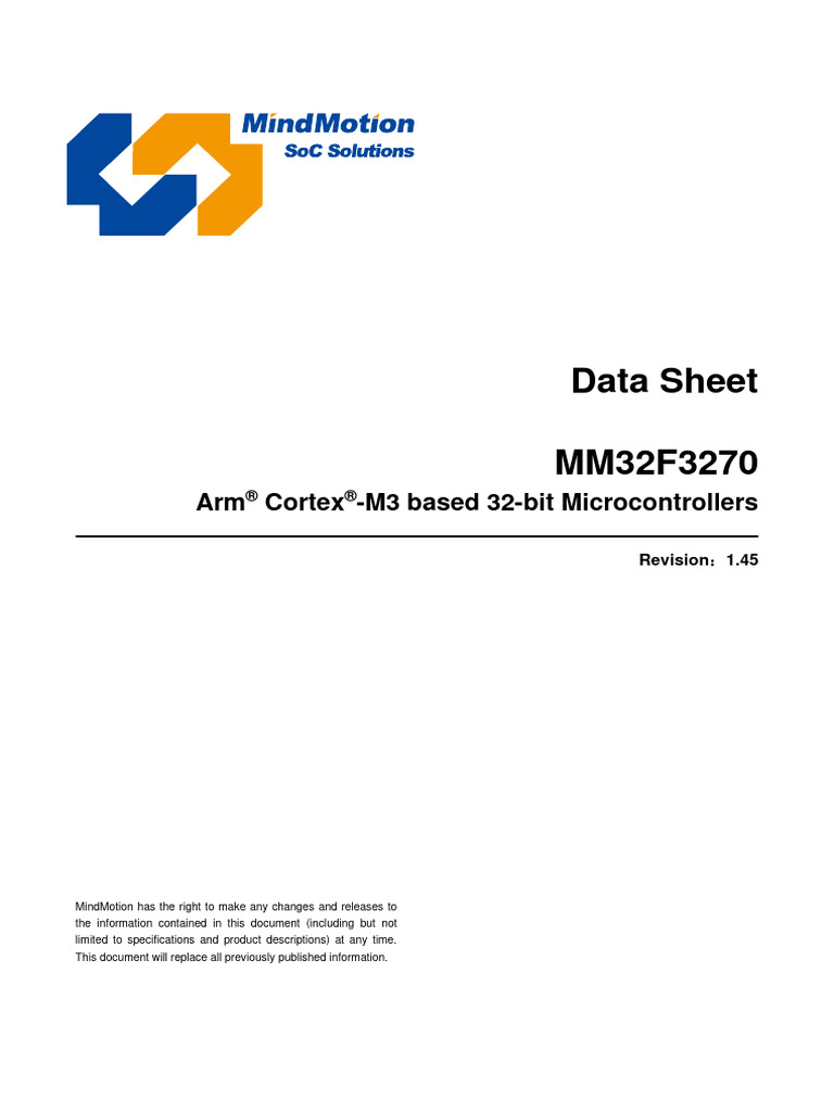 DS MM32F3270 en | PDF