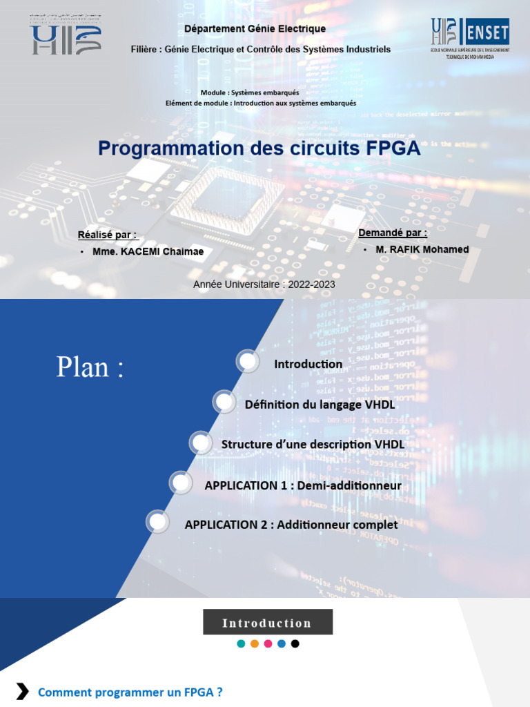 Langage VHDL | PDF | VHDL | Électronique numérique