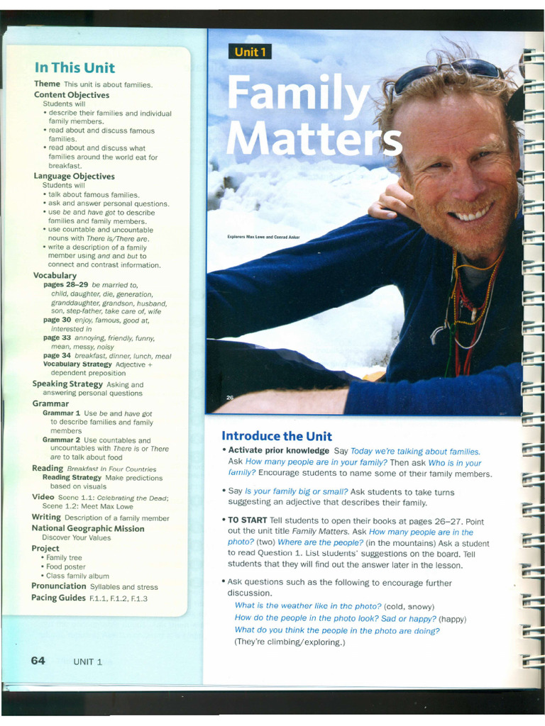 Impact Foundation - Teacher's Book - Unit 1 | PDF