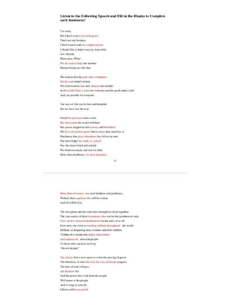 Dictation Speech | PDF