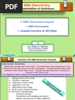 Guidelines of Proposal Thesis and Viva Presentation For MBS TU | PDF ...