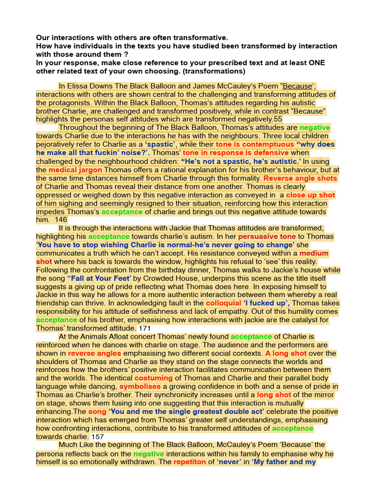 BLACK | PDF | Pride | Body Language