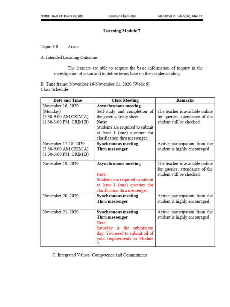Module 7-Arson Chapter7 | PDF | Fires | Arson