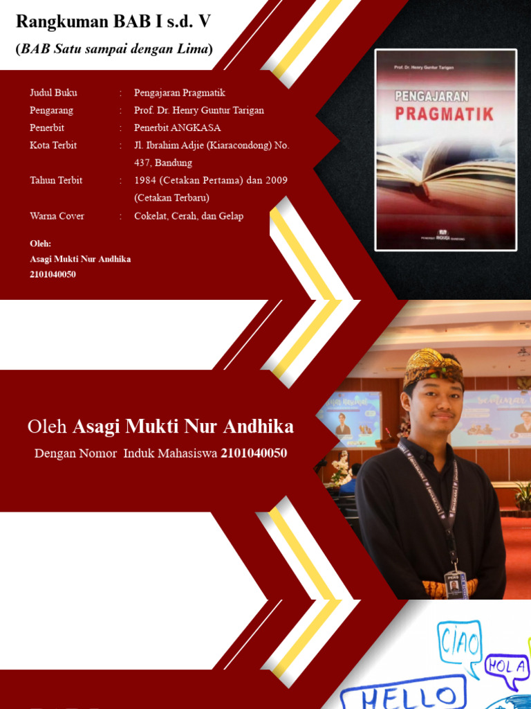(Pragmatik) Asagi Mukti Nur Andhika (2101040050) | PDF