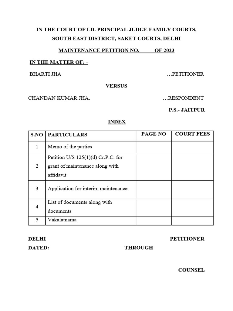 BHARTI JHA Income Affida Vit | PDF | Affidavit | Judiciaries