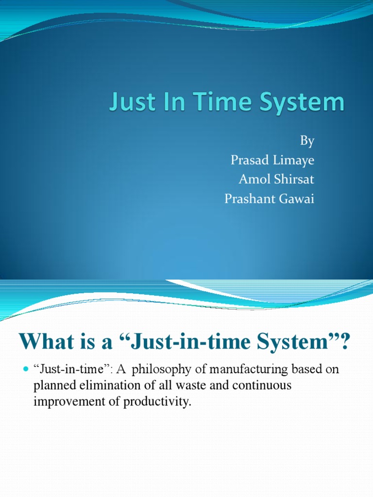 Just in Time System (2) 10000 | PDF | Process Management | Inventory