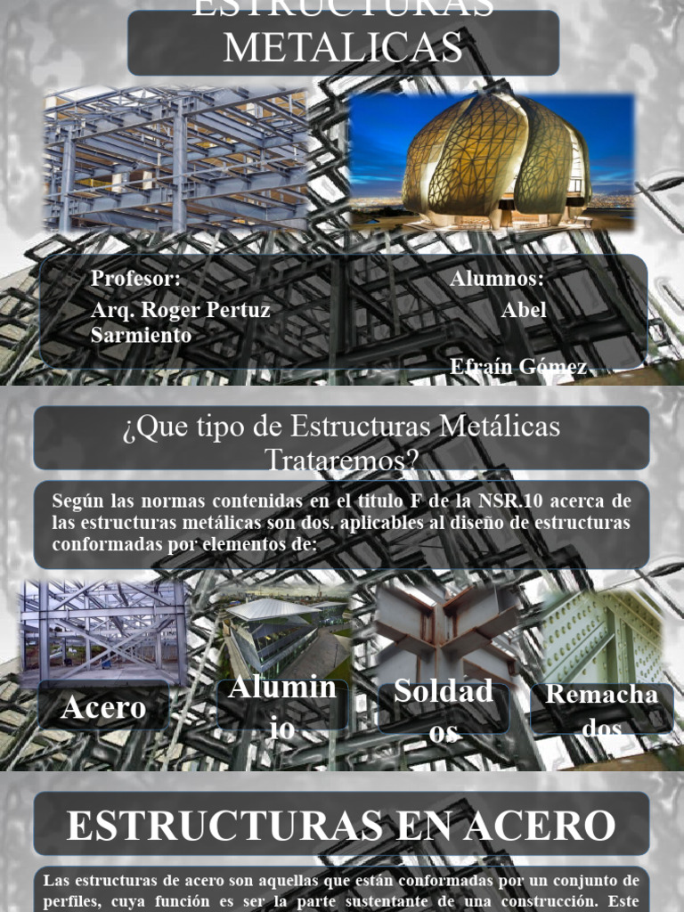 Nuevo Presentación de Microsoft PowerPoint | PDF | Acero | Acero estructural