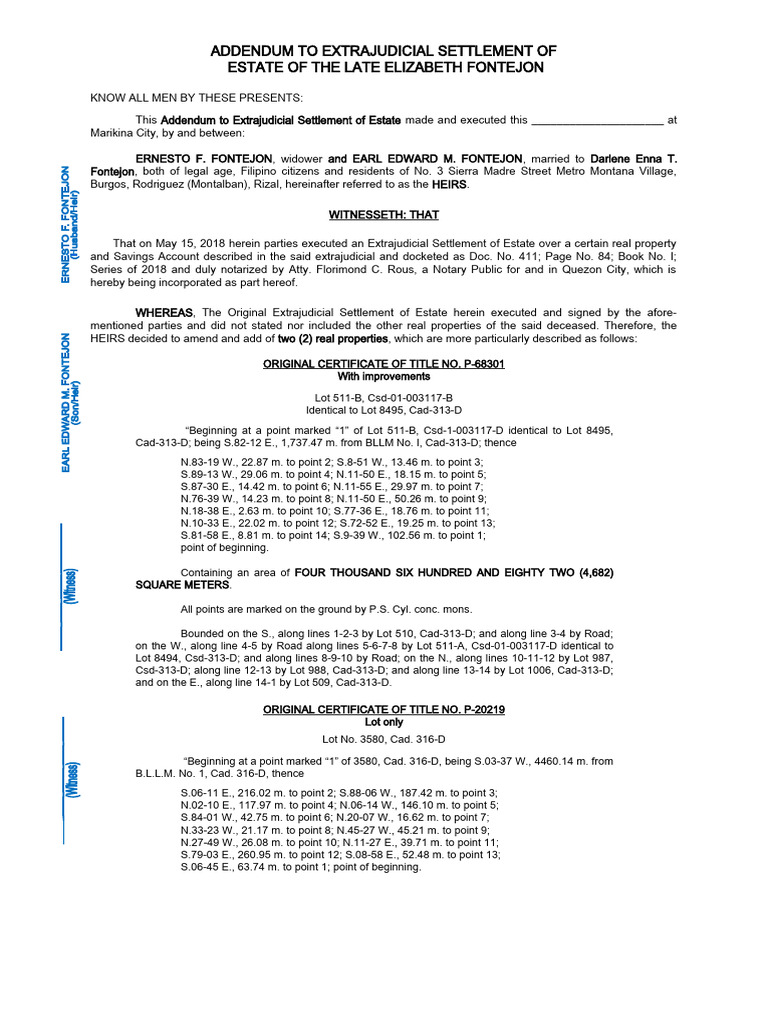 Addendum To Extra | Download Free PDF | Civil Law (Common Law) | Common Law