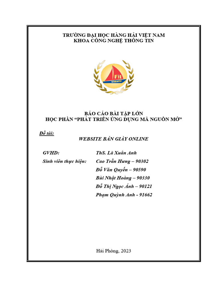 BTL Web Bán Hàng | PDF