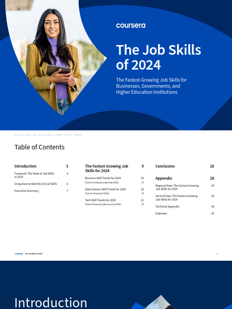 The Job Skills of 2024 Report | PDF | Digital Marketing | Marketing