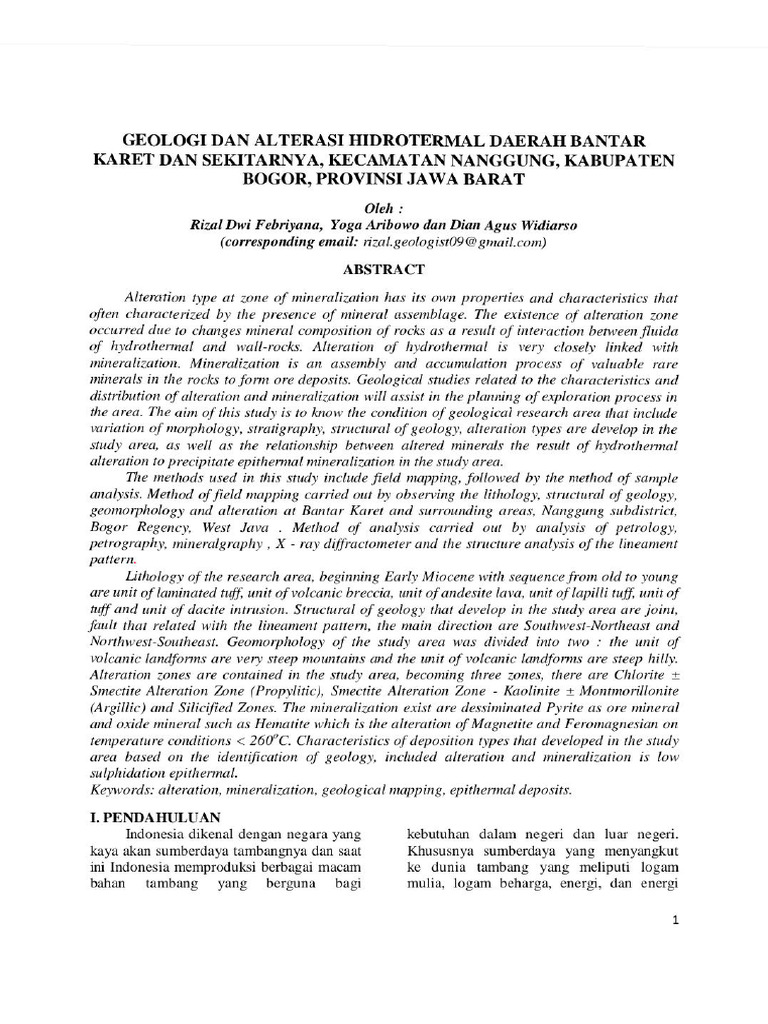 Lampiran Alterasi | PDF