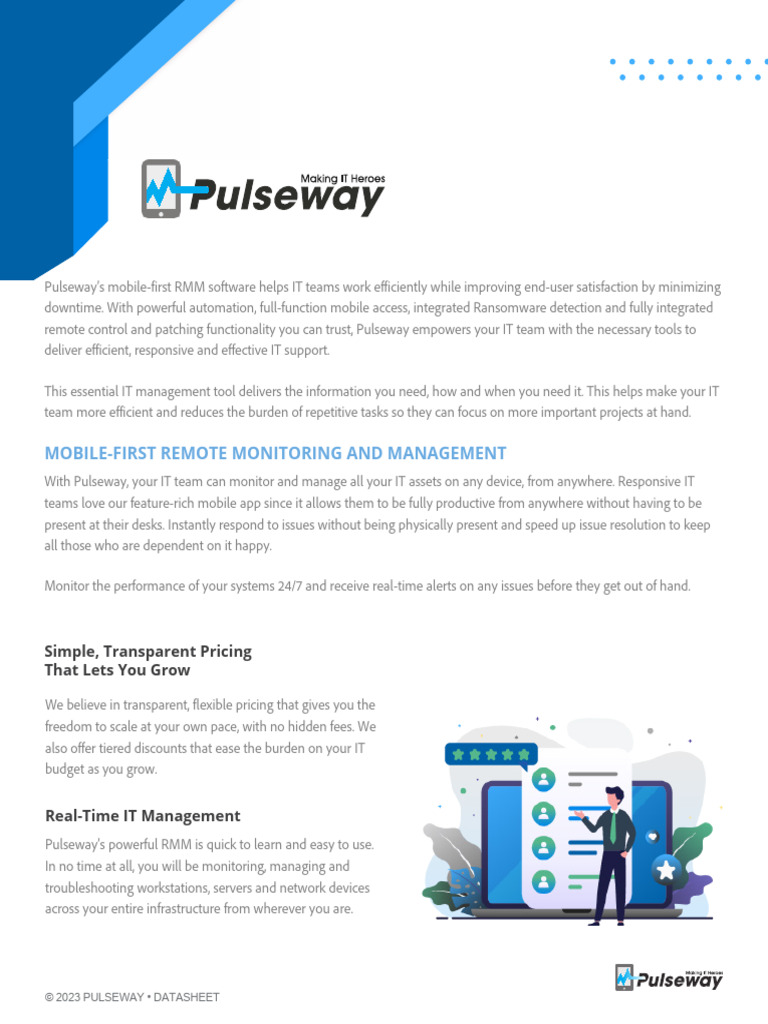 Internal It Pulse Way R MM Data Sheet 1689256152776 | PDF | Computer Network | Application Software