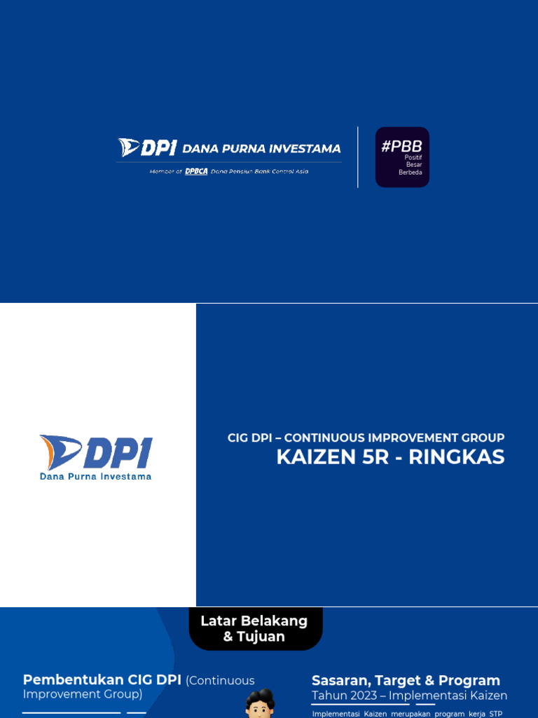 Cig - Kaizen 5R (Ringkas) | PDF