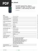 ATV930 Variable Speed Drive Specs | PDF | Electric Motor | Programmable ...