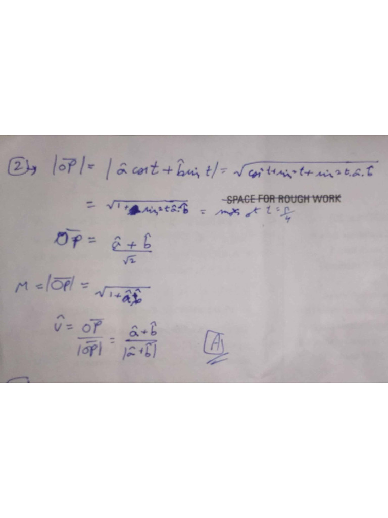 Vector 5 Solution Allen Module | PDF