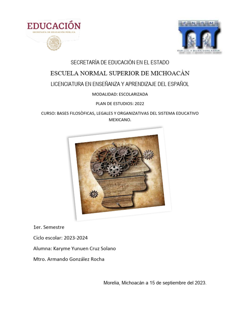 Bases Filosòficas de La Educaciòn Rocha | Descargar gratis PDF ...