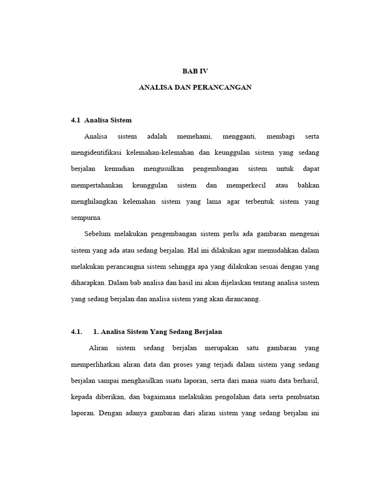 Contoh UML untuk Analisa Sistem | PDF