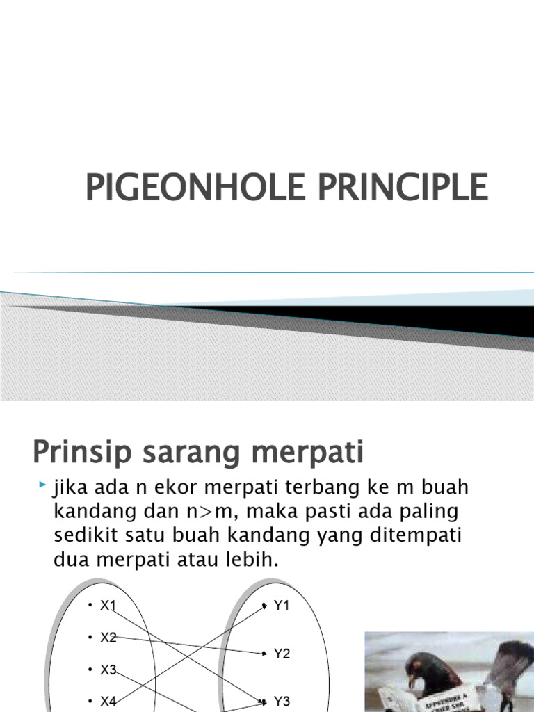 Prinsip Sarang Merpati: Contoh dan Aplikasi | PDF