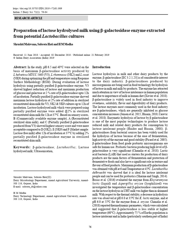 Ojsadmin, 9 | PDF | Milk | High Performance Liquid Chromatography