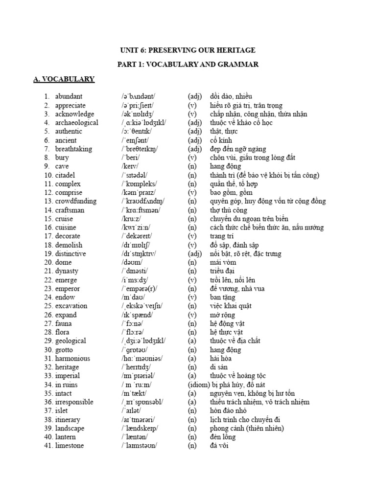 Unit 6 | PDF