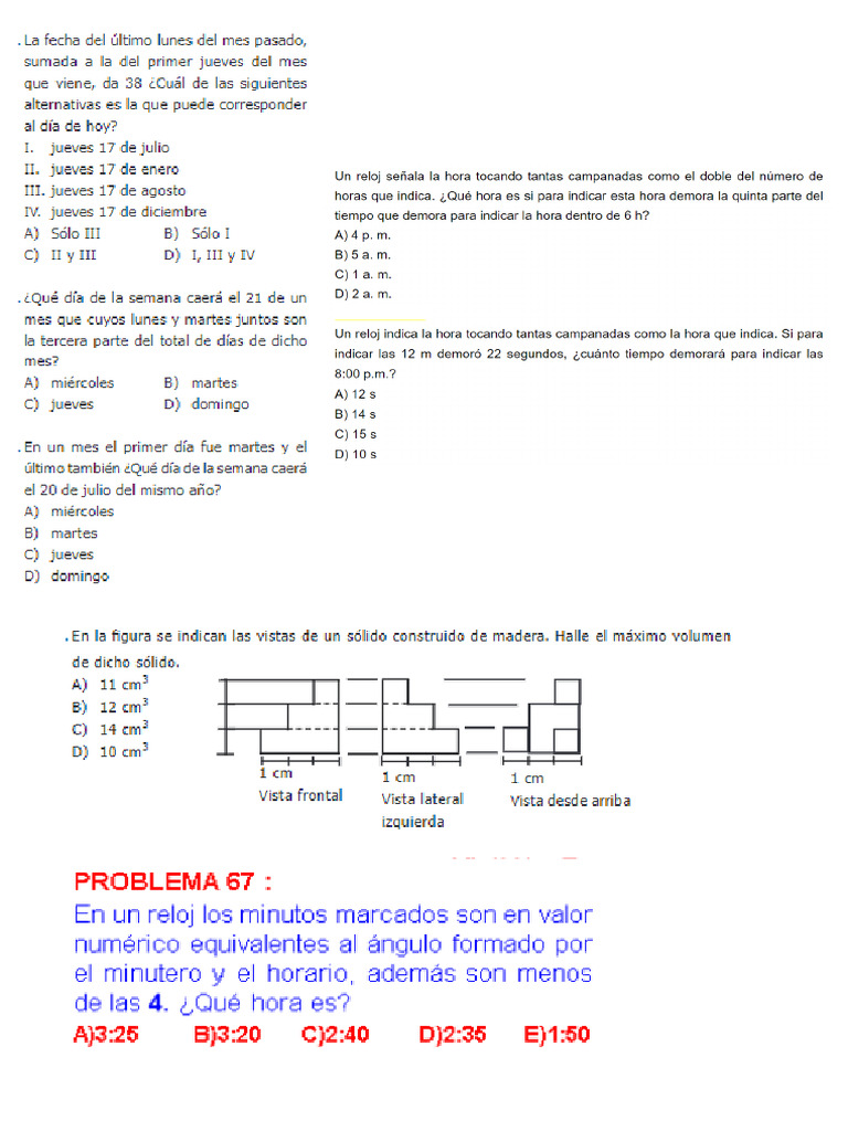 Ejercicios de RM | PDF