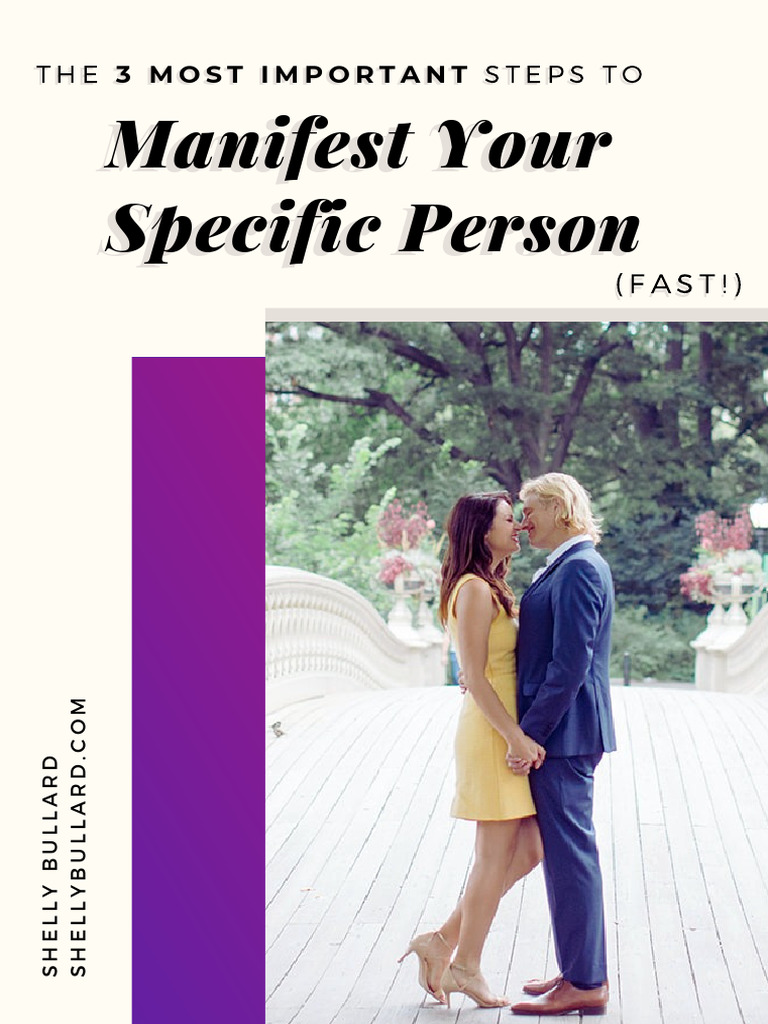 3 Most Important Steps To Manifest Your Specific Person | Download Free PDF | God | Thought