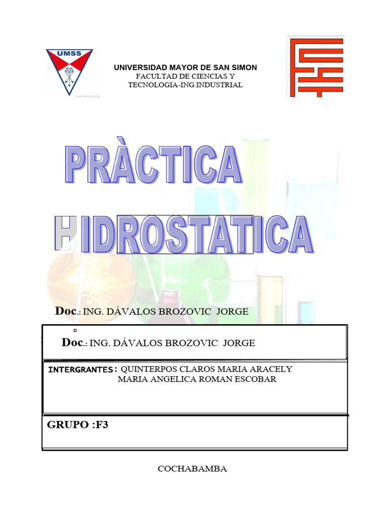 Hidrostatica Practica4 | PDF | Fluido | Mecánica