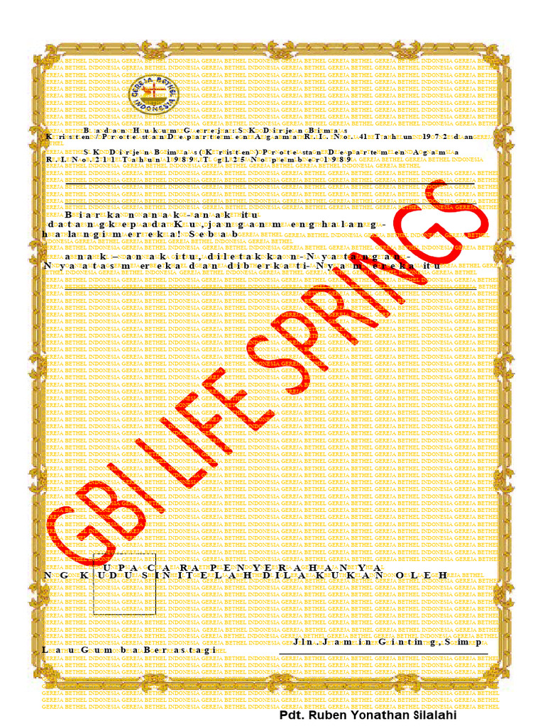 Akta Penyerahan Anak | PDF