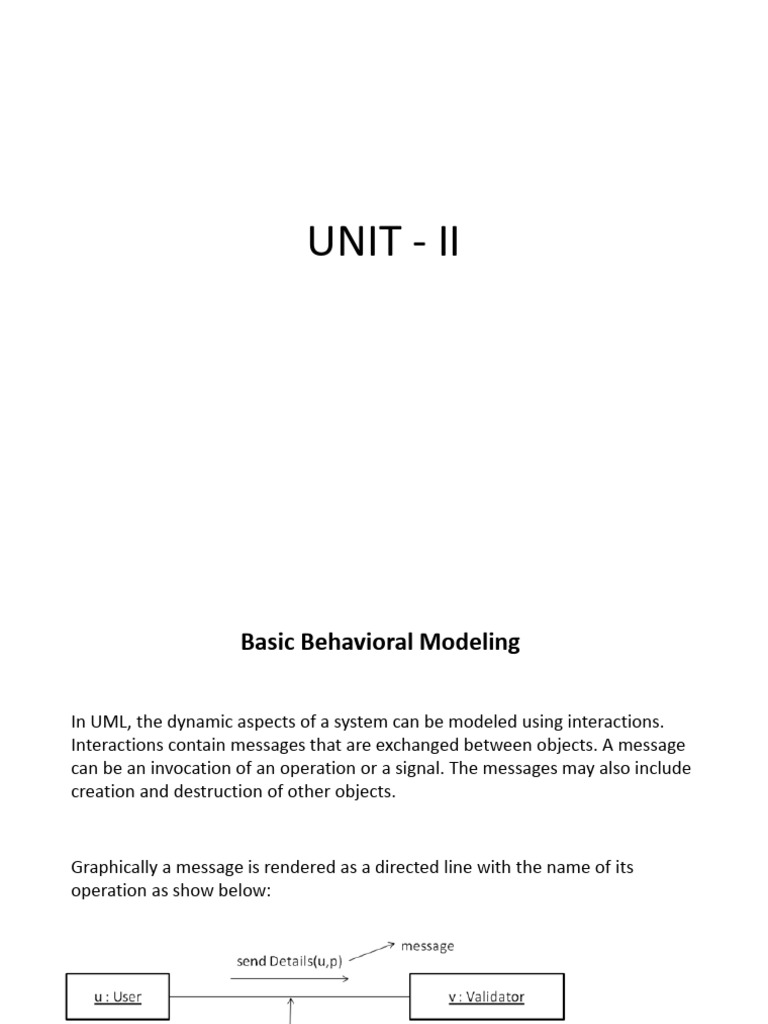 Unit - II Notes-1 | PDF | Use Case | Unified Modeling Language Unit - II Notes-1 | PDF | Use Case | Unified Modeling Language