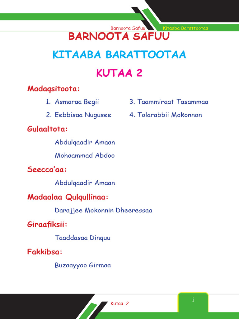 Safuu Kutaa 2 TB | PDF