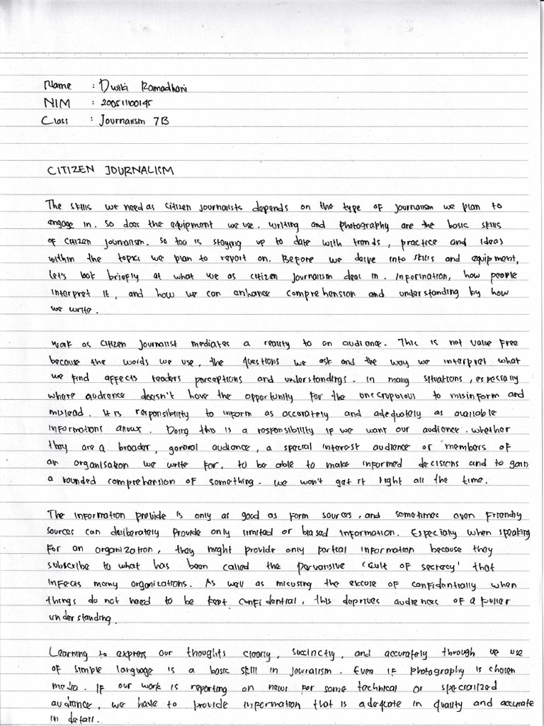 Citizen Journalism | PDF