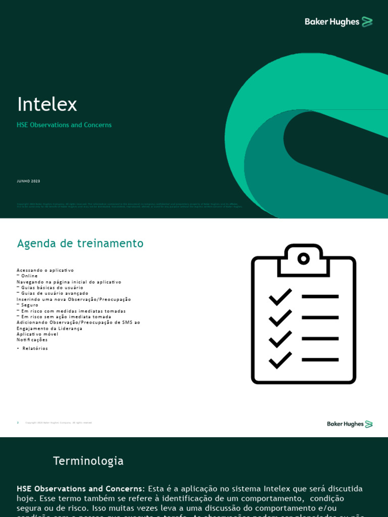 Intelex - Training - HSE Observations and Concerns | PDF | Aplicativo ...